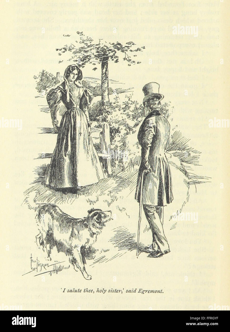 This edition of 'Sybil' is illustrated by F. Pegram, with an ...