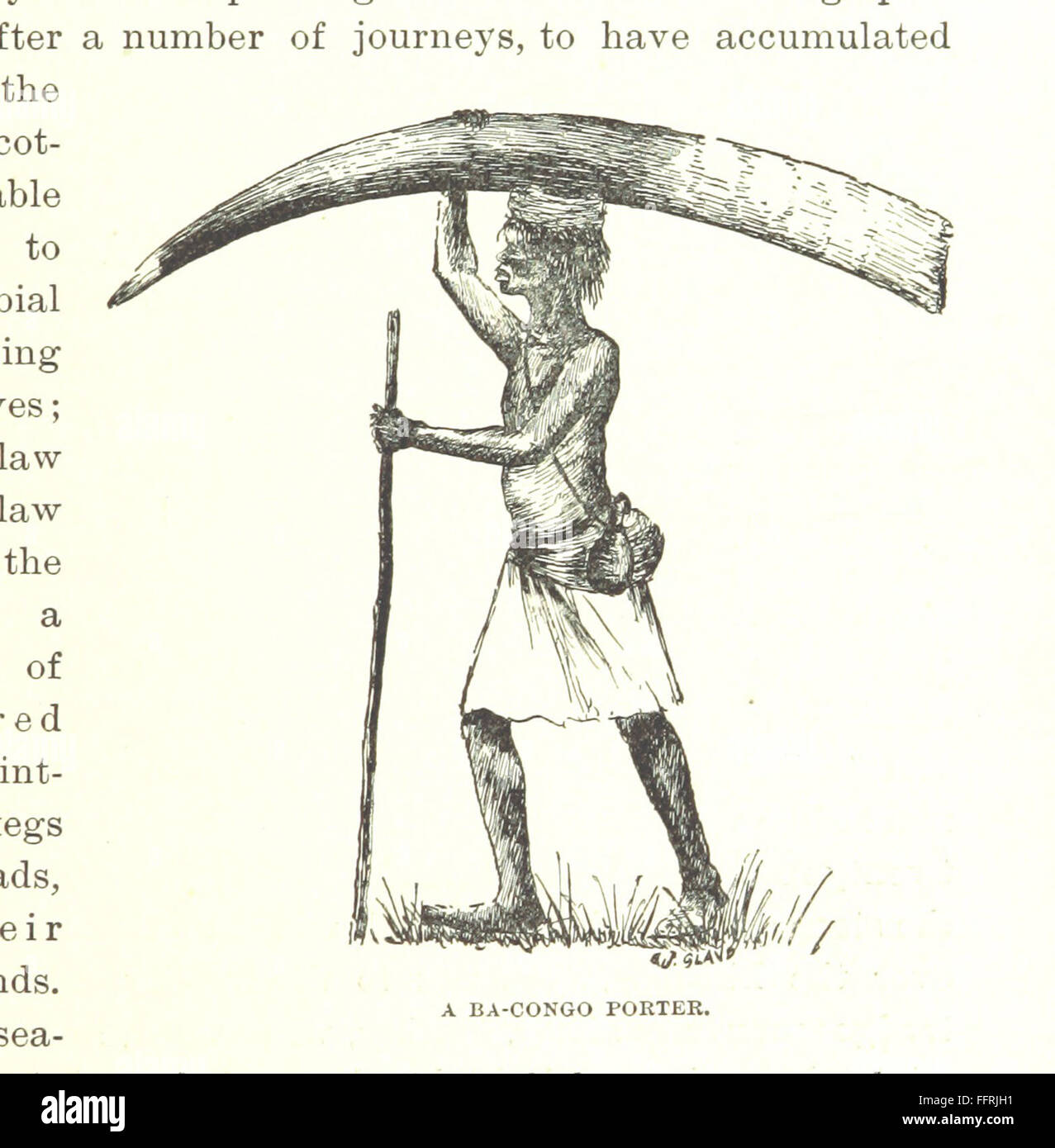 A vintage edition of 'Six Years of Adventure in Congoland', with an ...