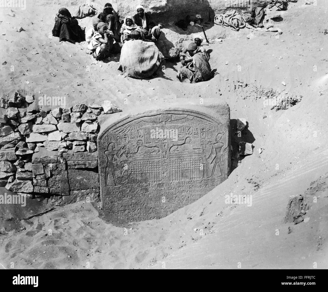 EGYPT: THUTMOSIS STELE. /nThe Dream Stele of Thutmosis IV, 18th Dynasty ...