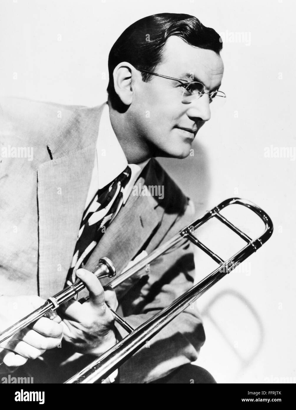 GLENN MILLER (1904-1944). /nAmerican bandleader. Undated photograph ...