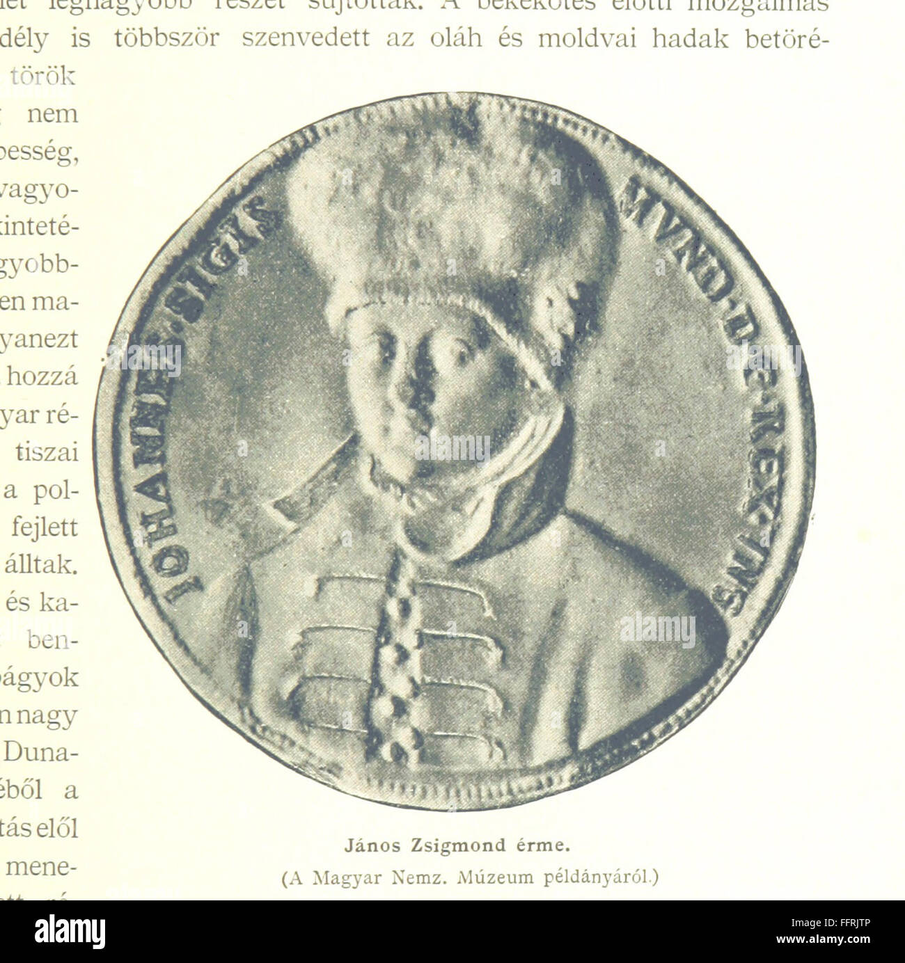 A Hungarian-language vintage book titled 'A magyar nemzet tortenete ...