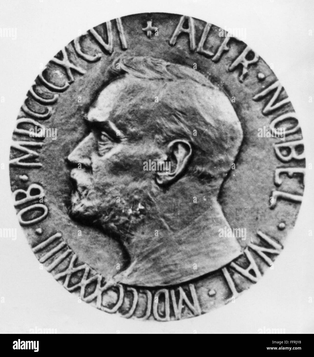 NOBEL PRIZE: PEACE. /nObverse of the Nobel Peace Prize medal, first ...