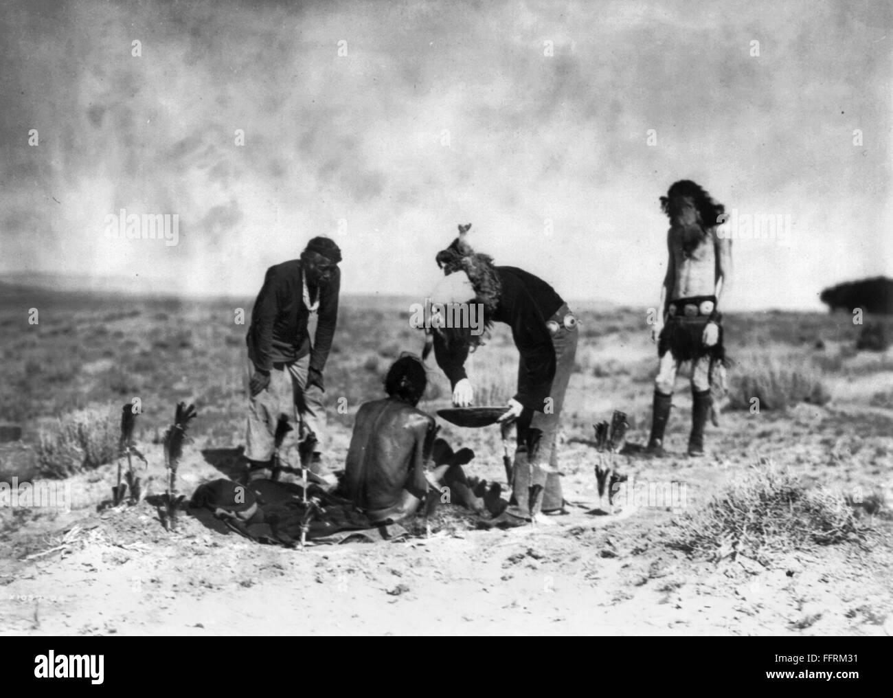 Indian sweat bath Black and White Stock Photos & Images - Alamy