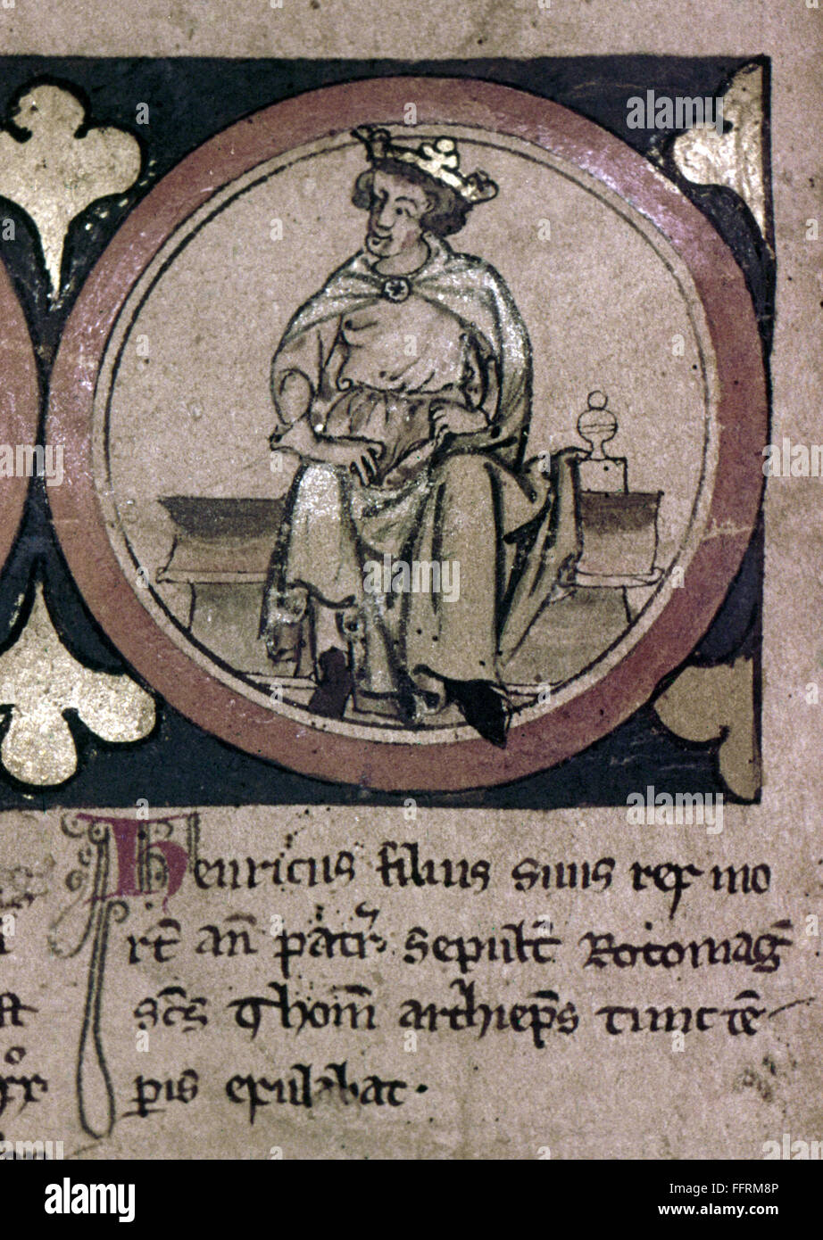 HENRY THE YOUNG KING /n(1155-1183). Son of King Henry II of England. He ...