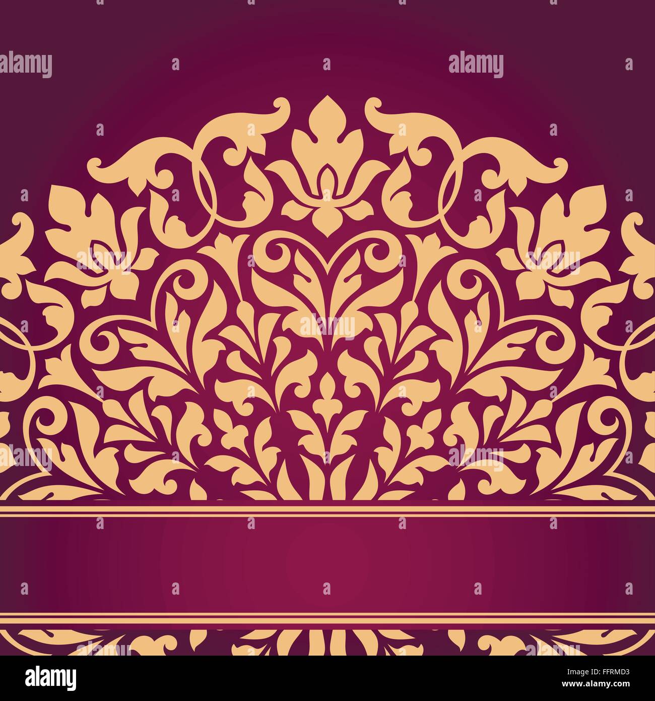 Floral Indian pattern Stock Vector Image & Art - Alamy