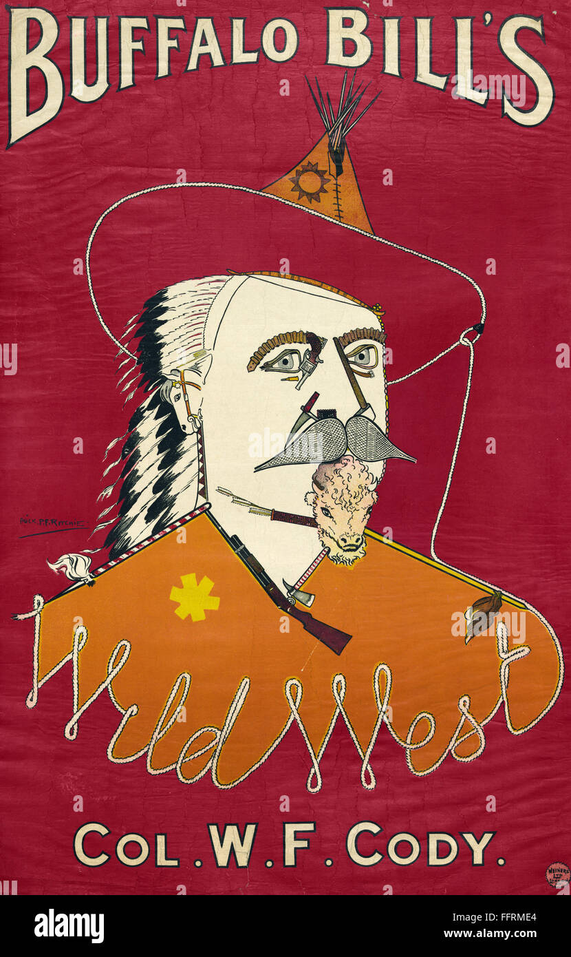 WILLIAM F. CODY (1846-1917). /nWilliam Frederick Cody. Known as Buffalo ...