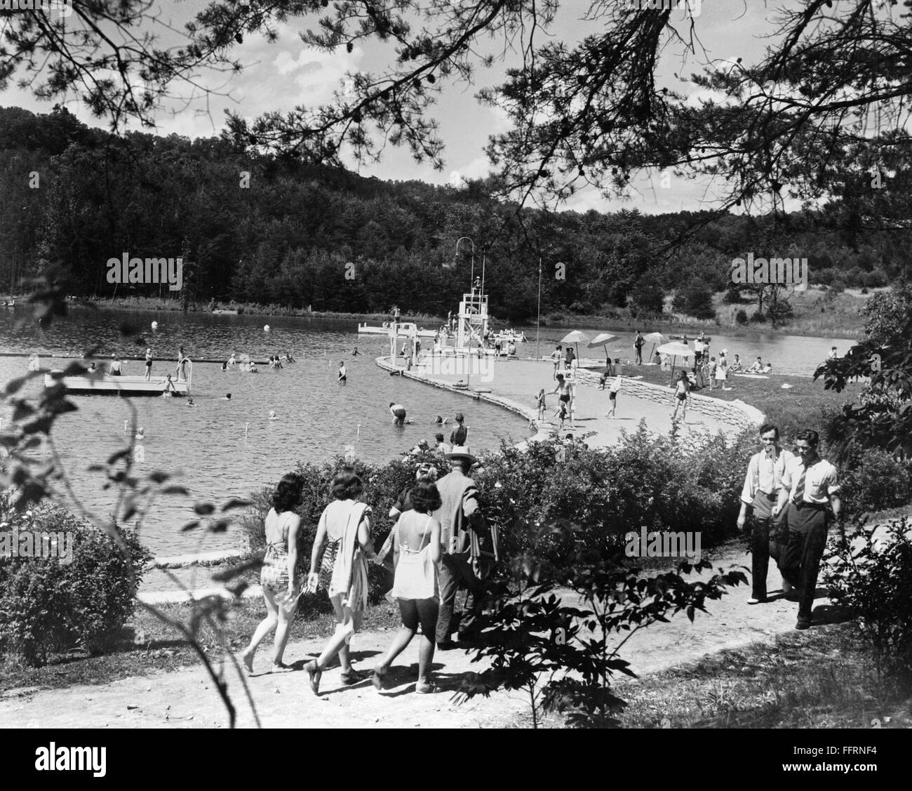 NEW DEAL: C.C.C. RECREATION. /nA public recreational park with diving ...