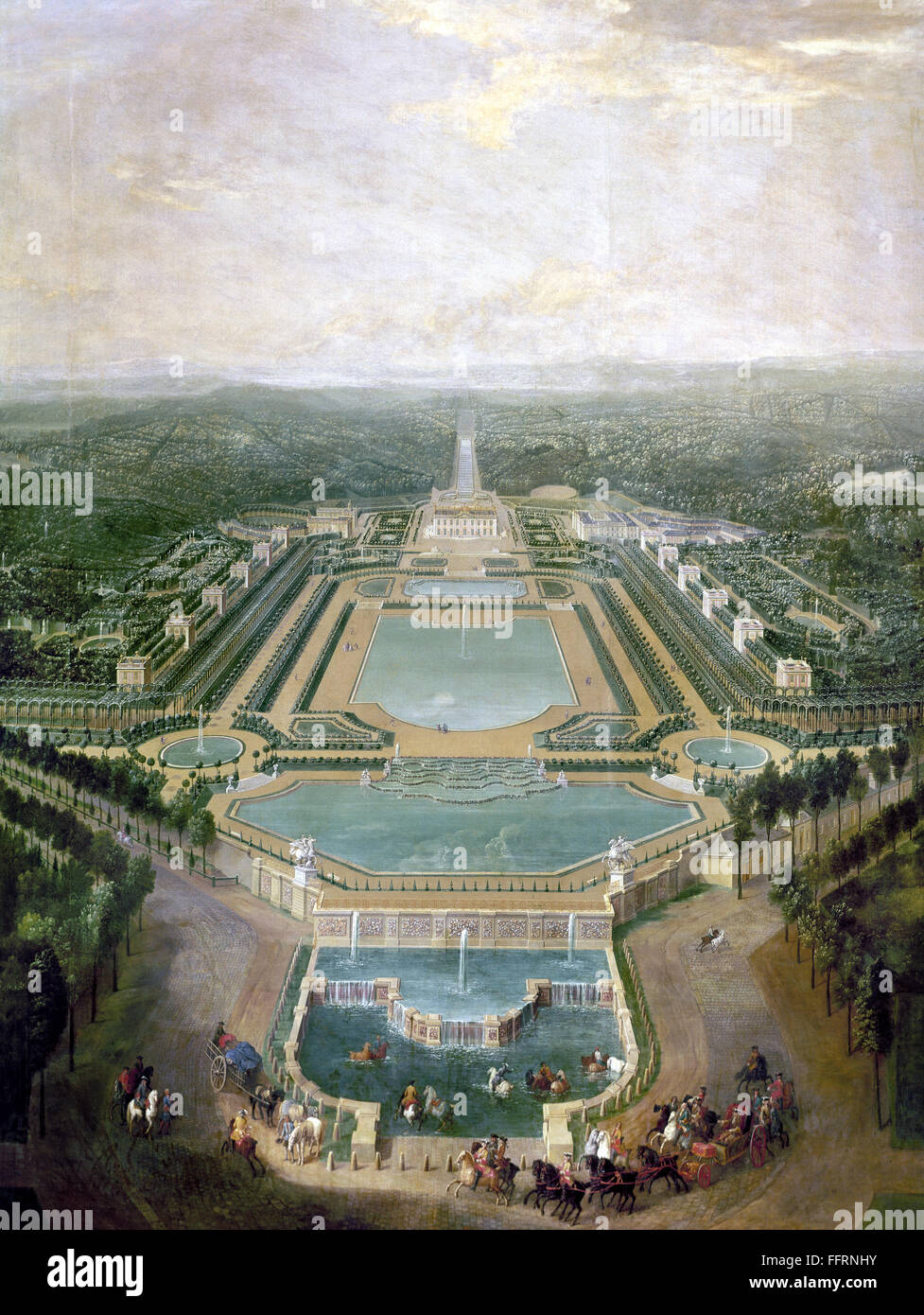 FRANCE: CHATEAU DE MARLY. /nKing Louis XIV's 'smaller' residence at ...