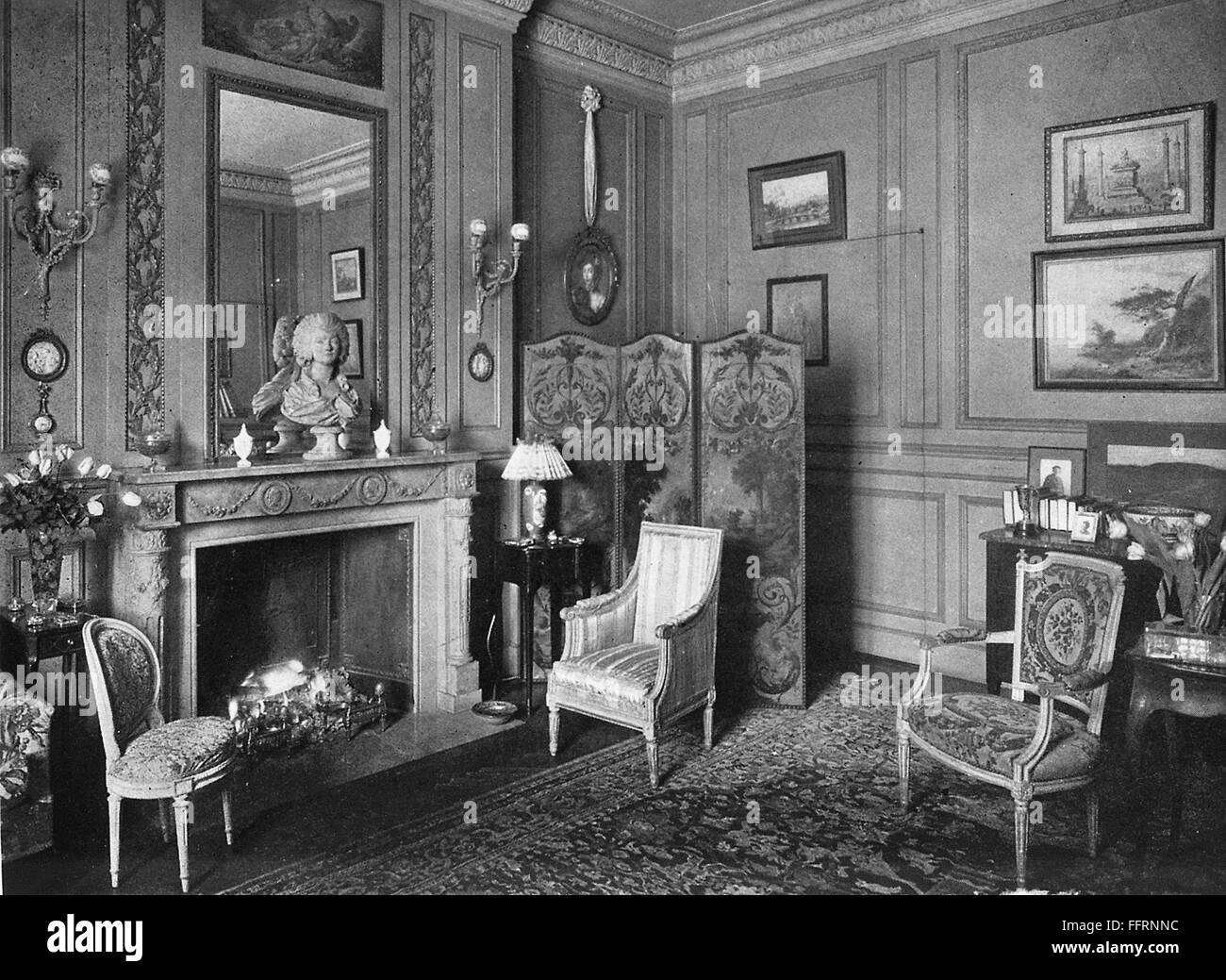 ANNE MORGAN BOUDOIR, c1913. /nA boudoir in the New York City home of ...