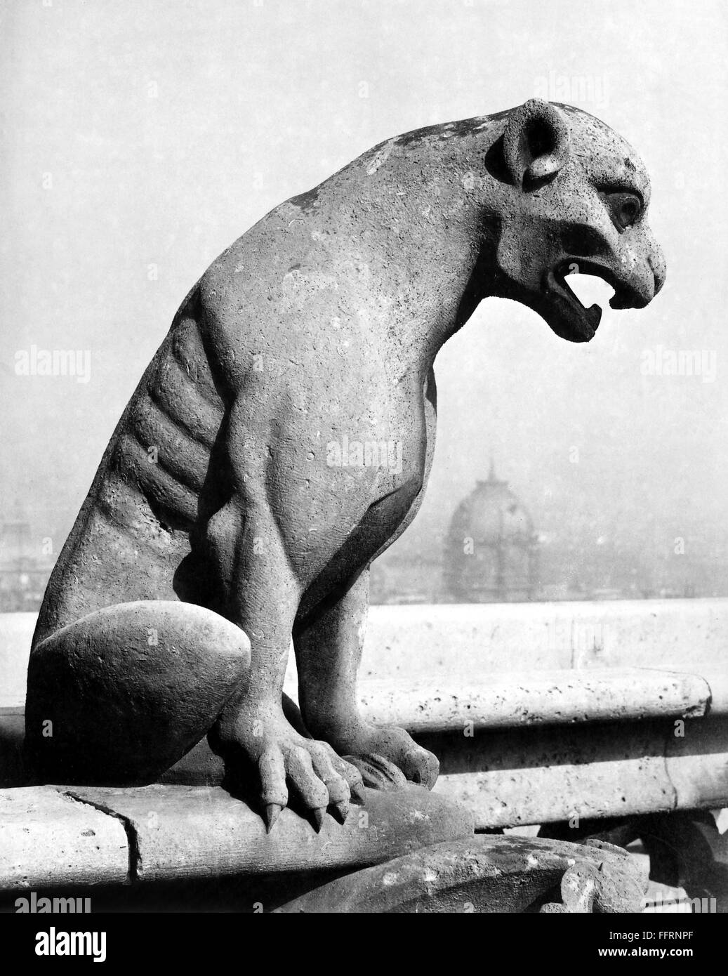 NOTRE DAME : GARGOYLE. /nA gargoyle designed by EugΦne Viollet-le-Duc ...