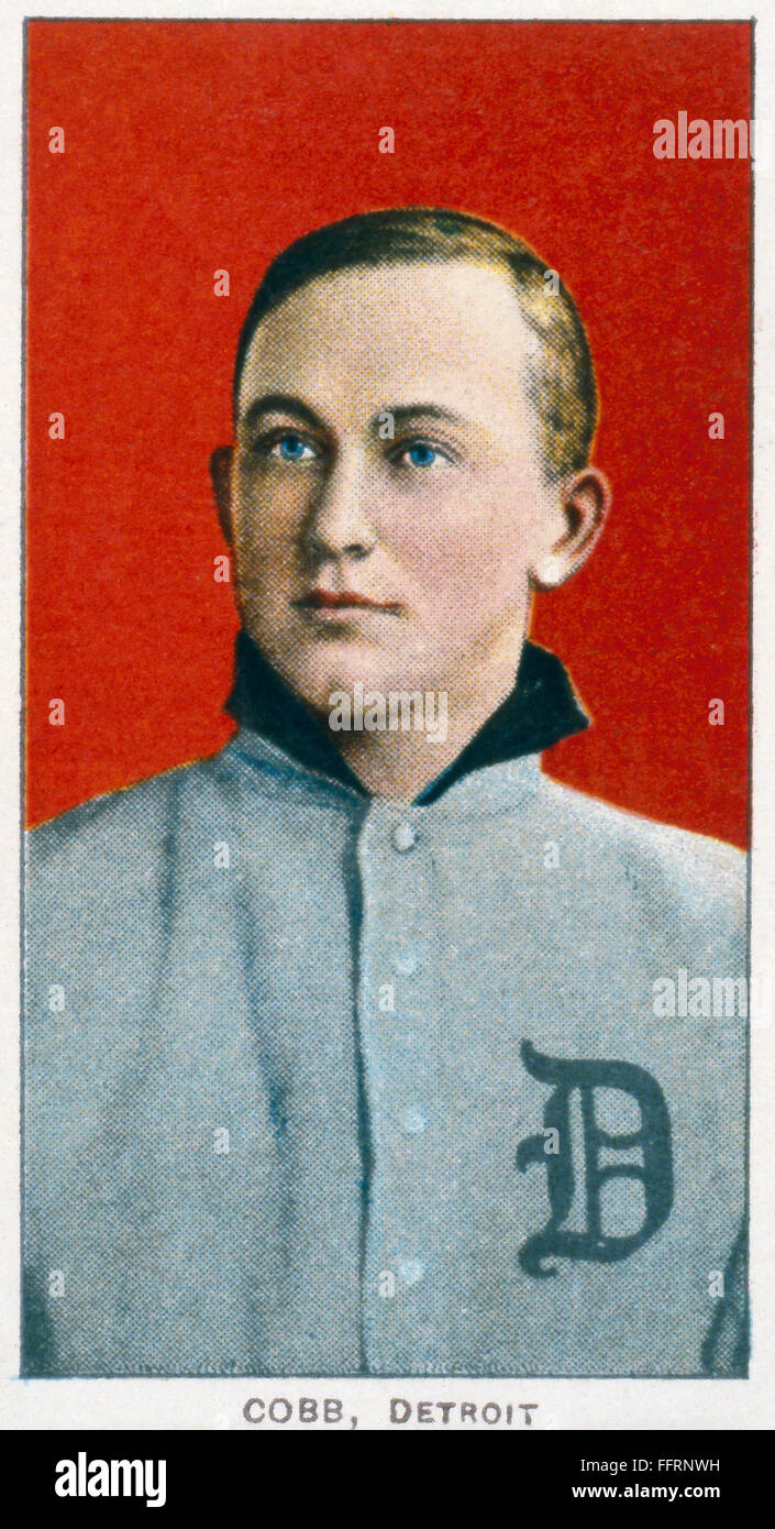 TY COBB (1886-1961). /nTyrus Raymond Cobb. American baseball player. On ...