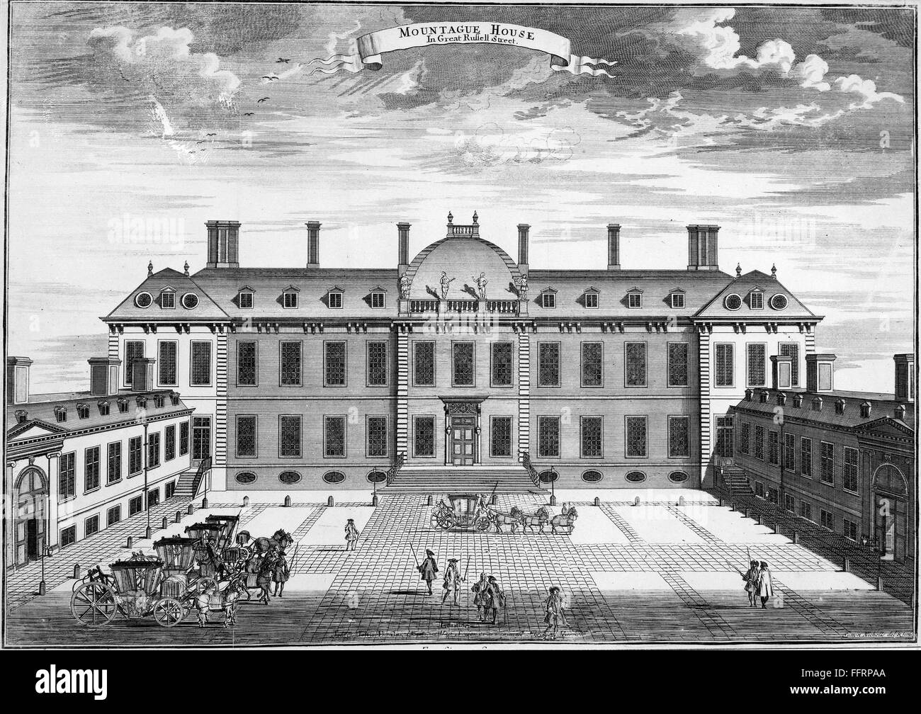 LONDON: MONTAGU HOUSE. /nMontagu (also known as Montague) House in ...