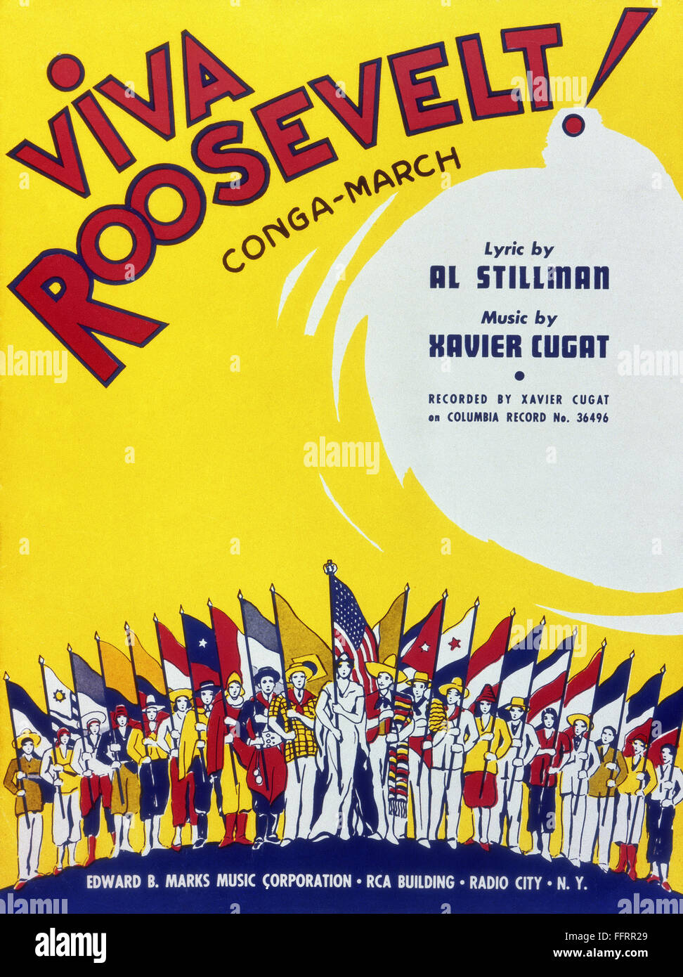 SHEET MUSIC COVER, 1942. /nAmerican sheet music cover, 1942, for 'Viva ...