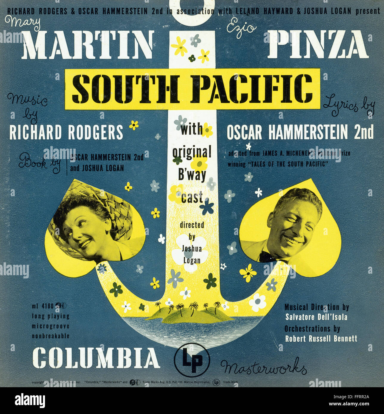 SOUTH PACIFIC, 1949. /nCover from the 1949 album of the original ...
