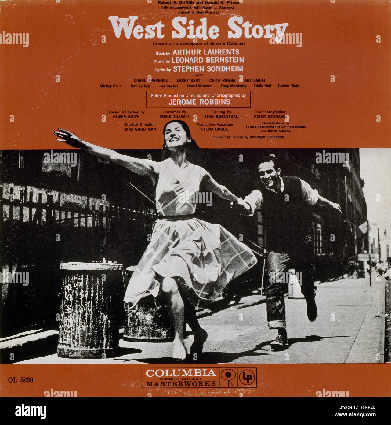 WEST SIDE STORY, 1957. /nCover from the 1957 album of the original ...