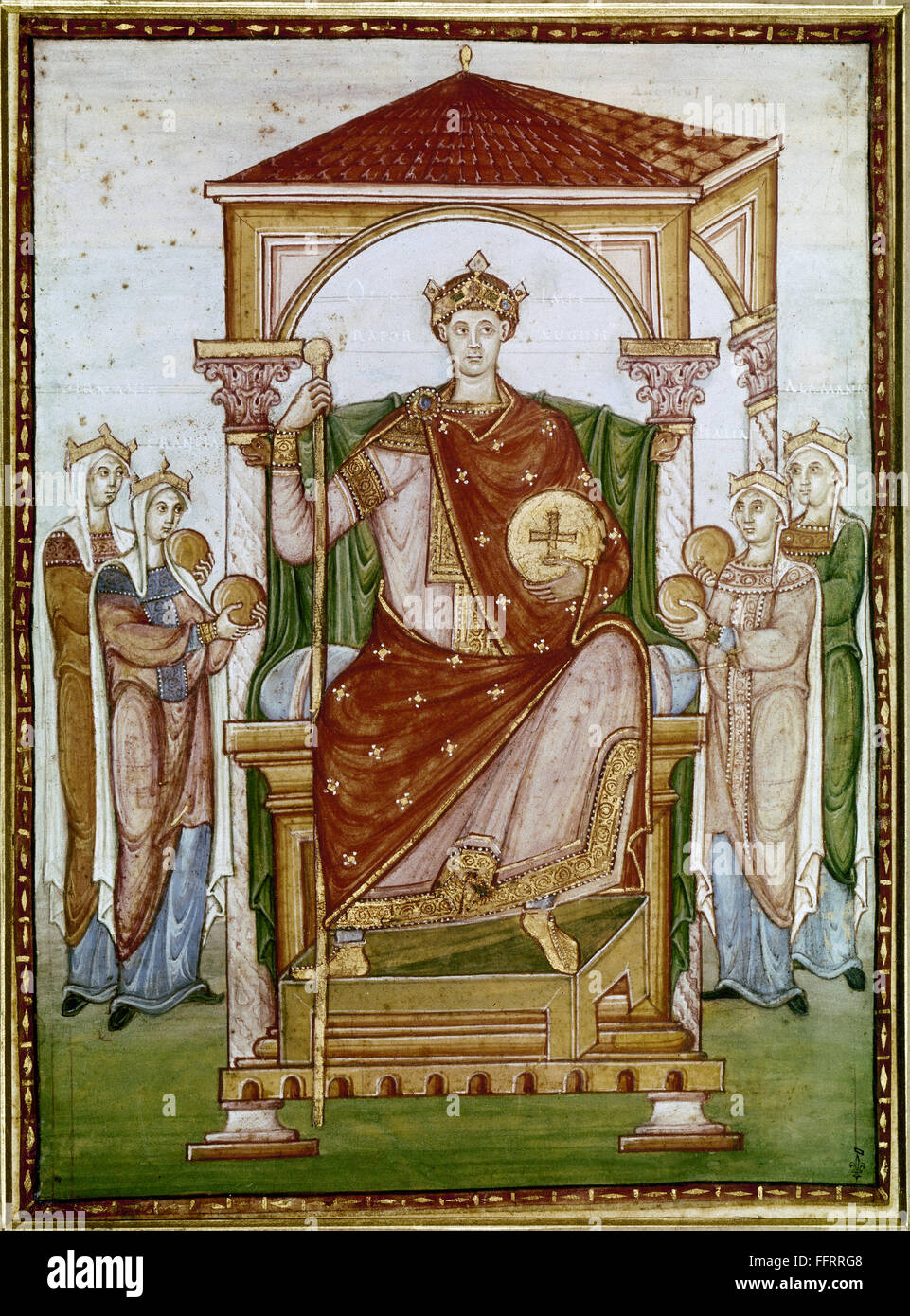 OTTO II (955-983). /nCalled the Red. King of Germany, 961-983, and Holy ...