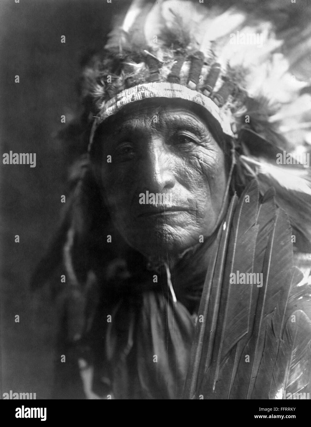 SIOUX MAN, c1907. /nEagle Elk, an Oglala Sioux Native American man ...