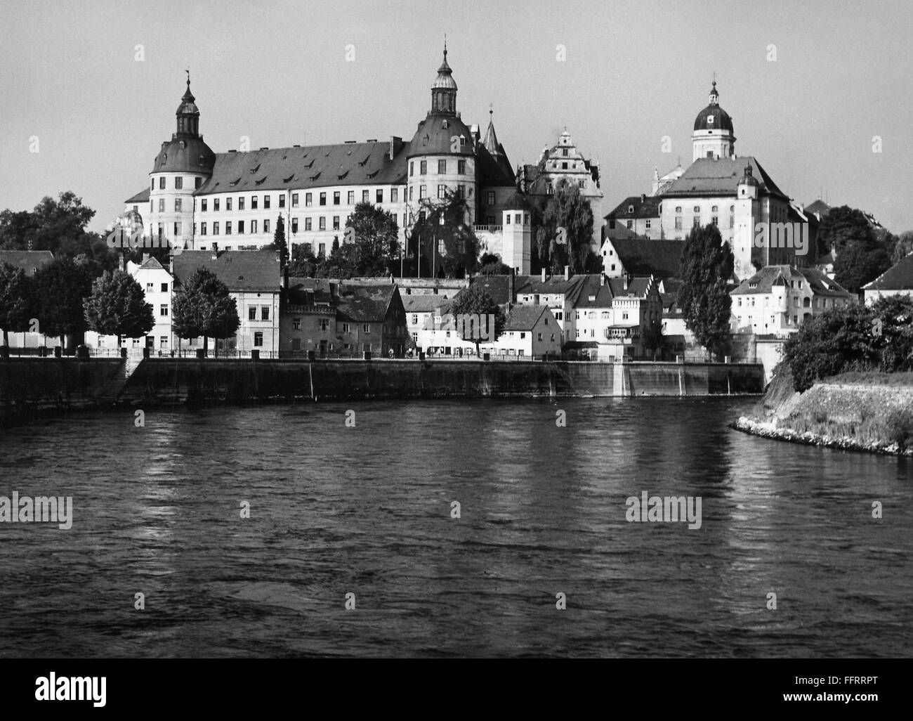 GERMANY: NEUBURG ON DONAU. /nThe Renaissance ducal palace in Neuburg on ...