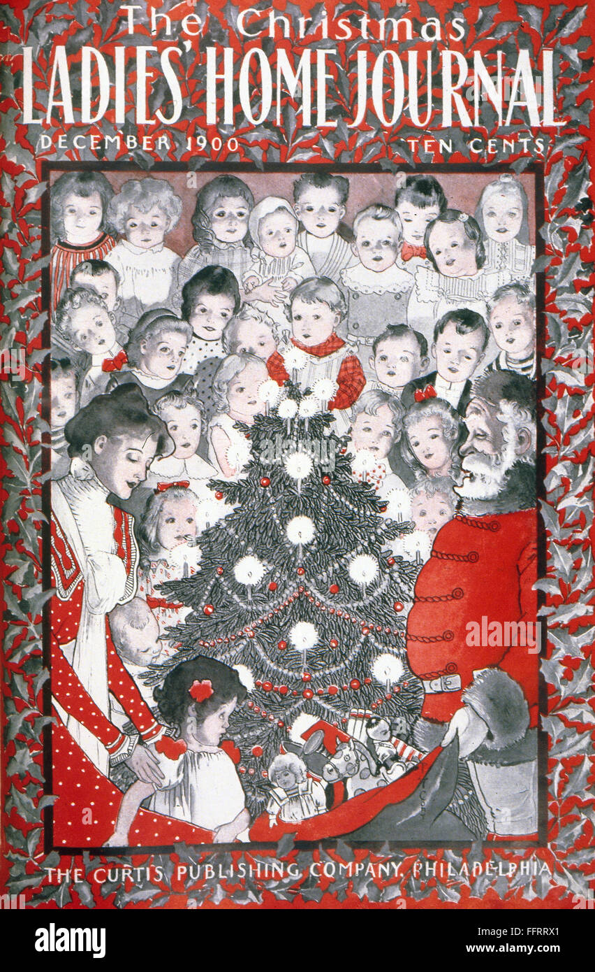 LADIES' HOME JOURNAL, 1900. /nCover of the Christmas issue of the ...