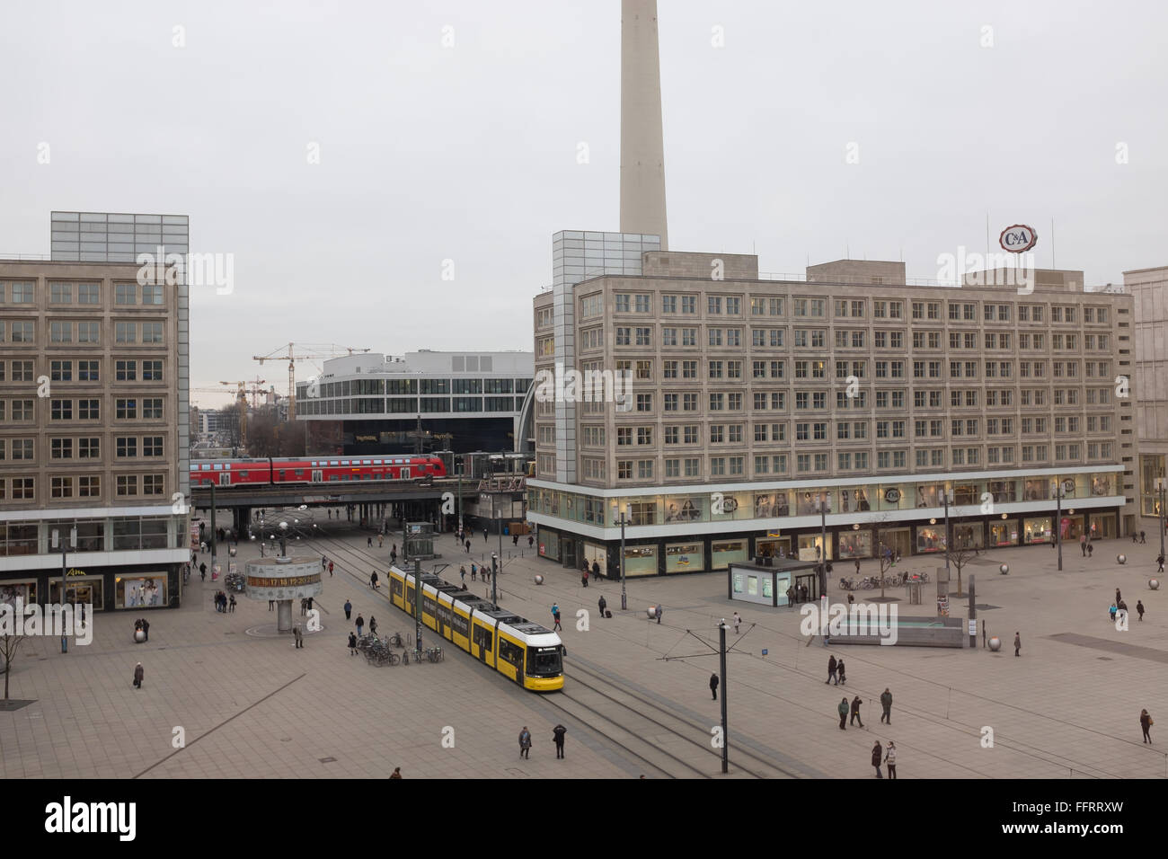 Berlin february 16 alexanderplatz hi-res stock photography and images ...
