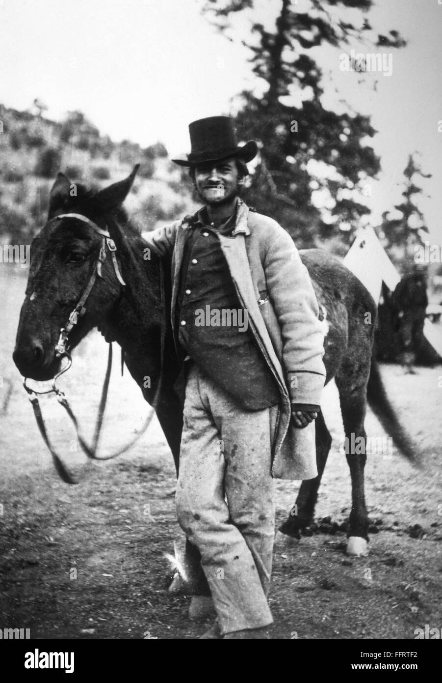PROSPECTOR. /nPortrait of an unidentified prospector in the American ...