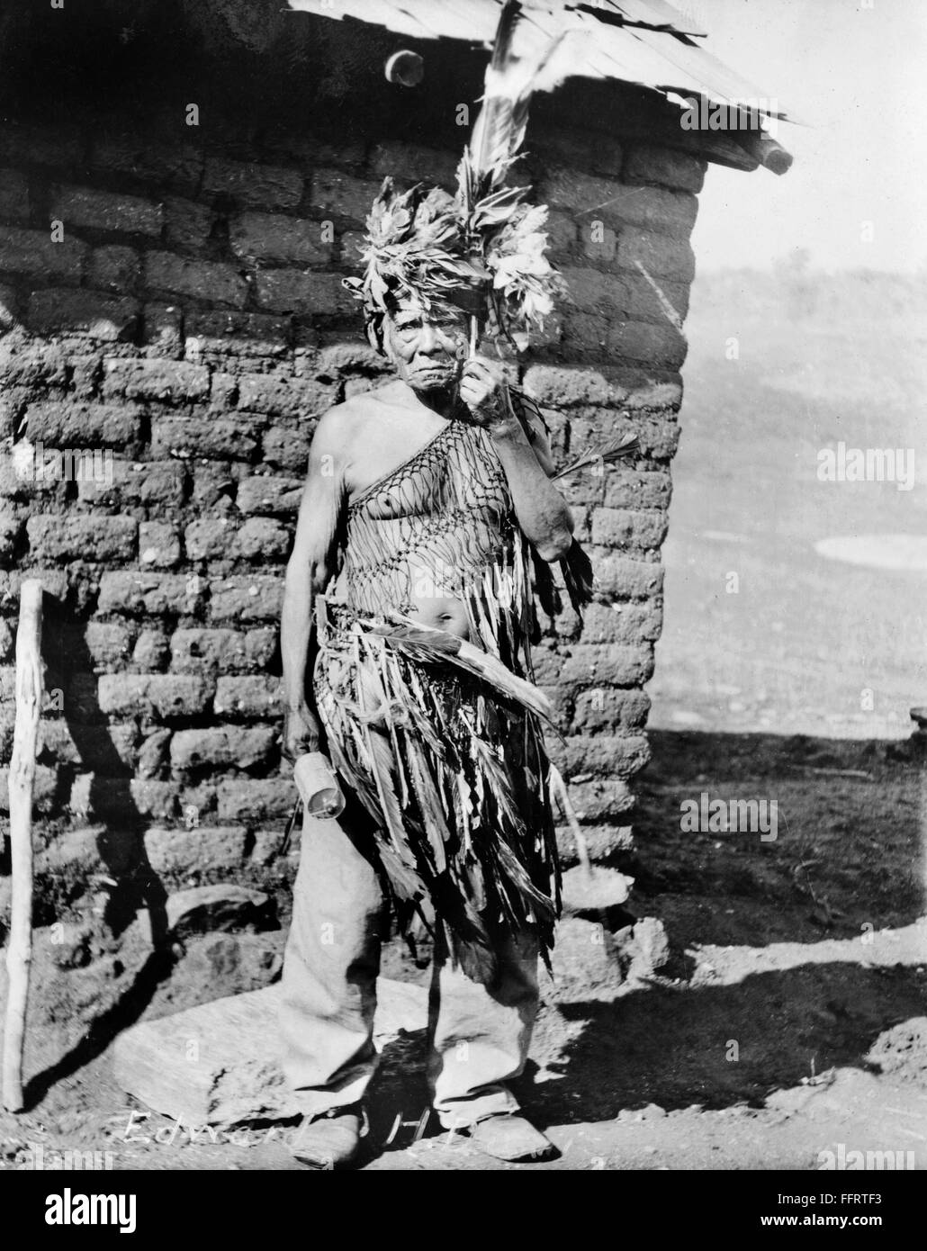 CALIFORNIA: KAMIA MAN, c1914. /nCinon Mataweer, a Kamia Native American ...