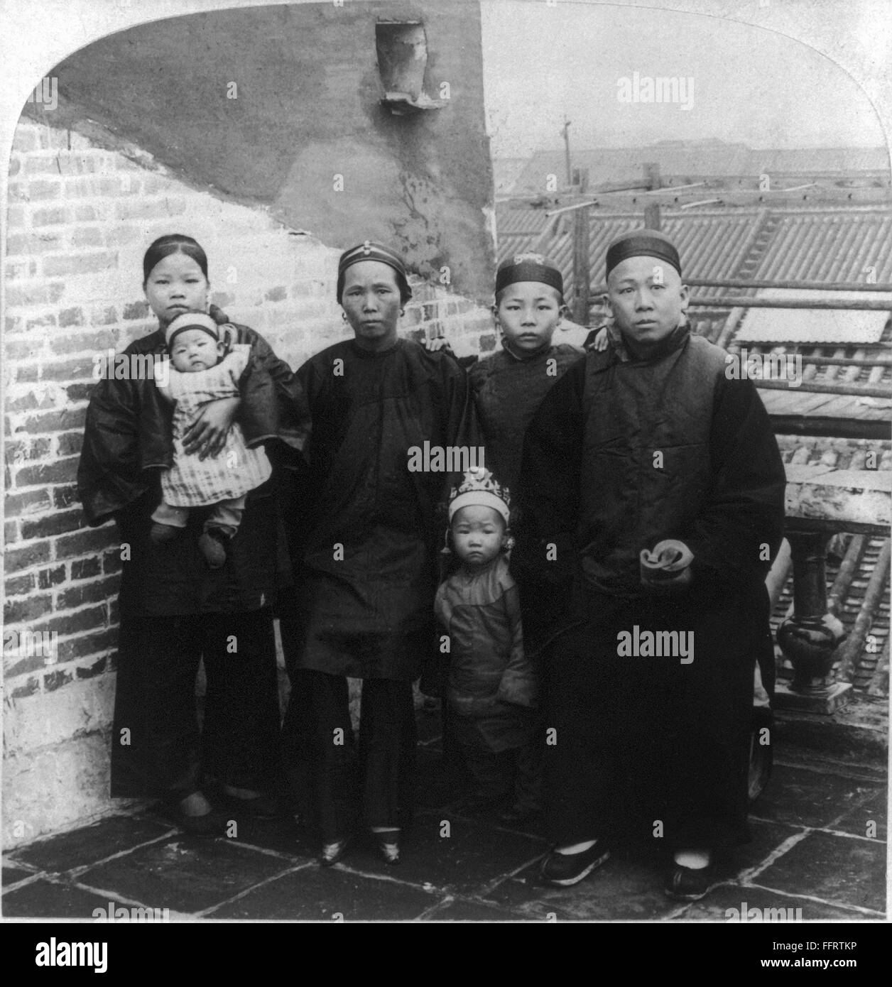 CHINA: CHRISTIAN PASTOR. /nA Chinese Christian pastor and his family ...