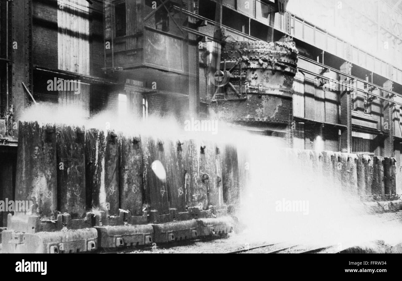 CANADA: STEEL MILL, c1916. /nView of the coke ovens at a steel mill in ...