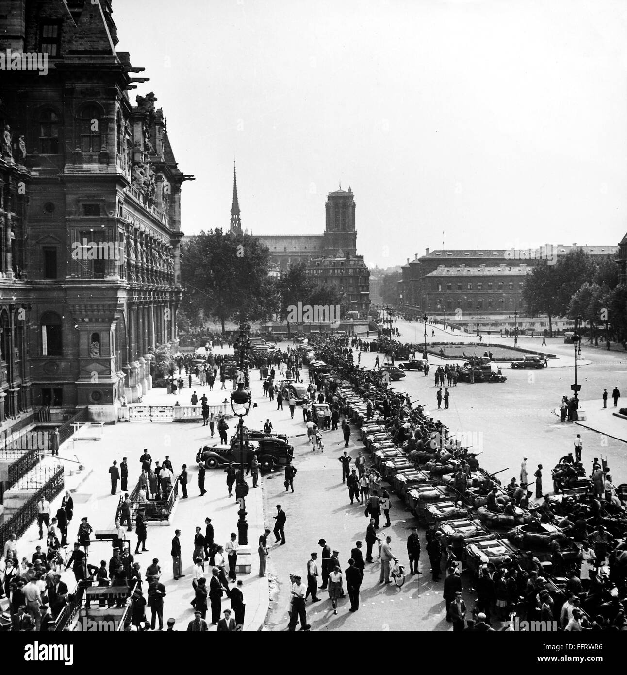 LIBERATION OF PARIS, 1944. /nAfter the liberation of Paris by Allied ...