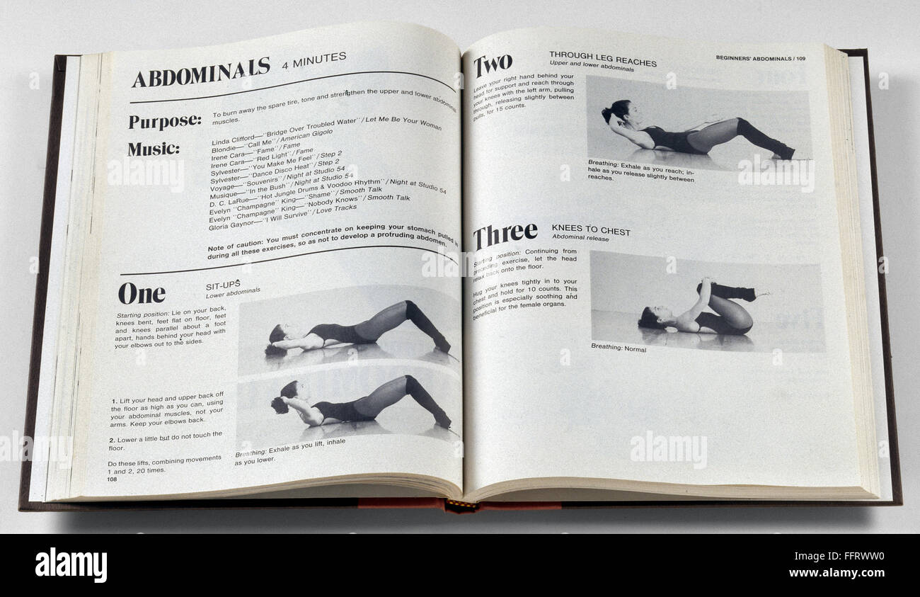 FONDA'S WORKOUT BOOK, 1981. /nExercises to strengthen the abdominal ...