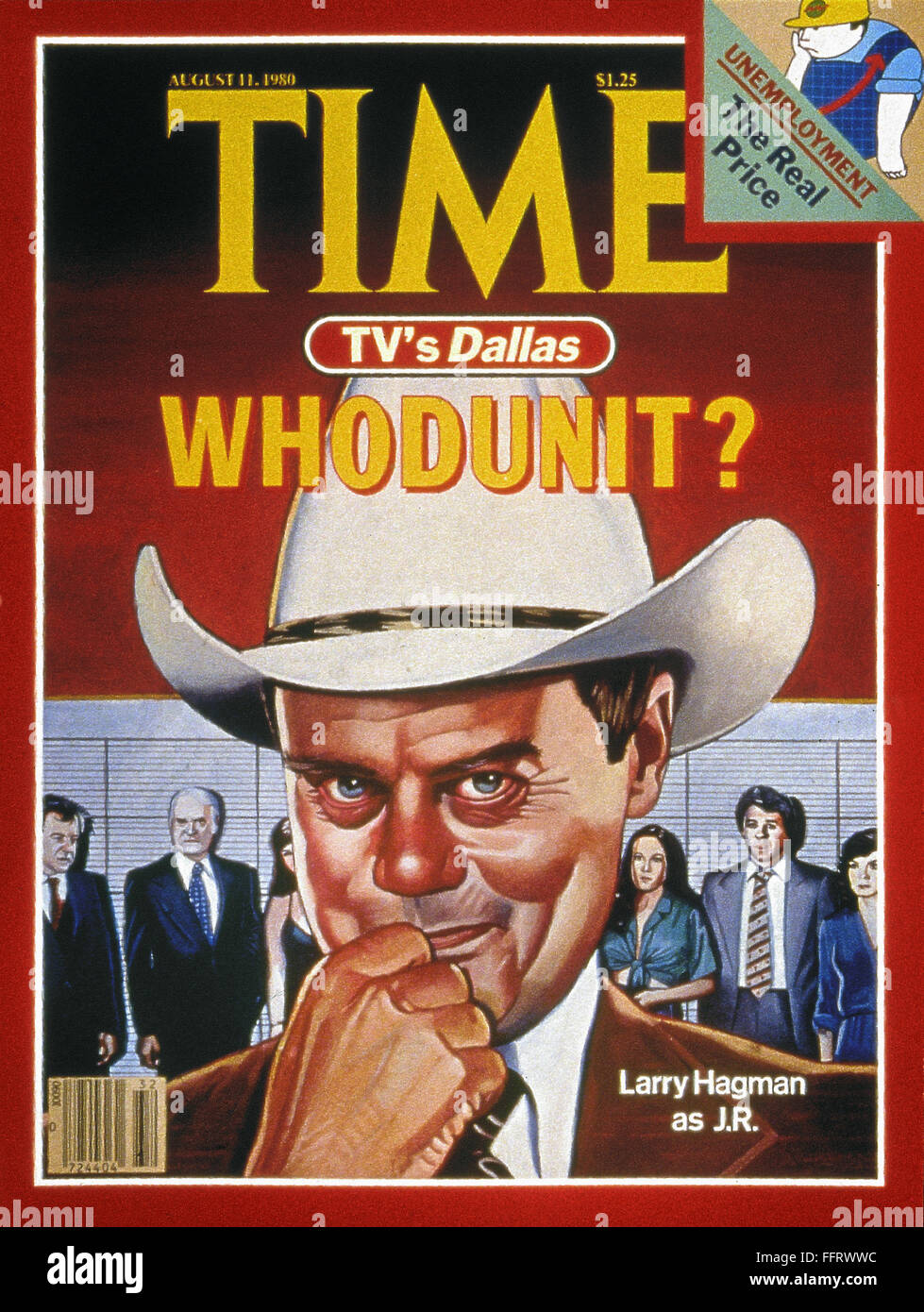 TELEVISION: DALLAS, 1980. /nCover of 'Time' magazine, 11 August 1980 ...