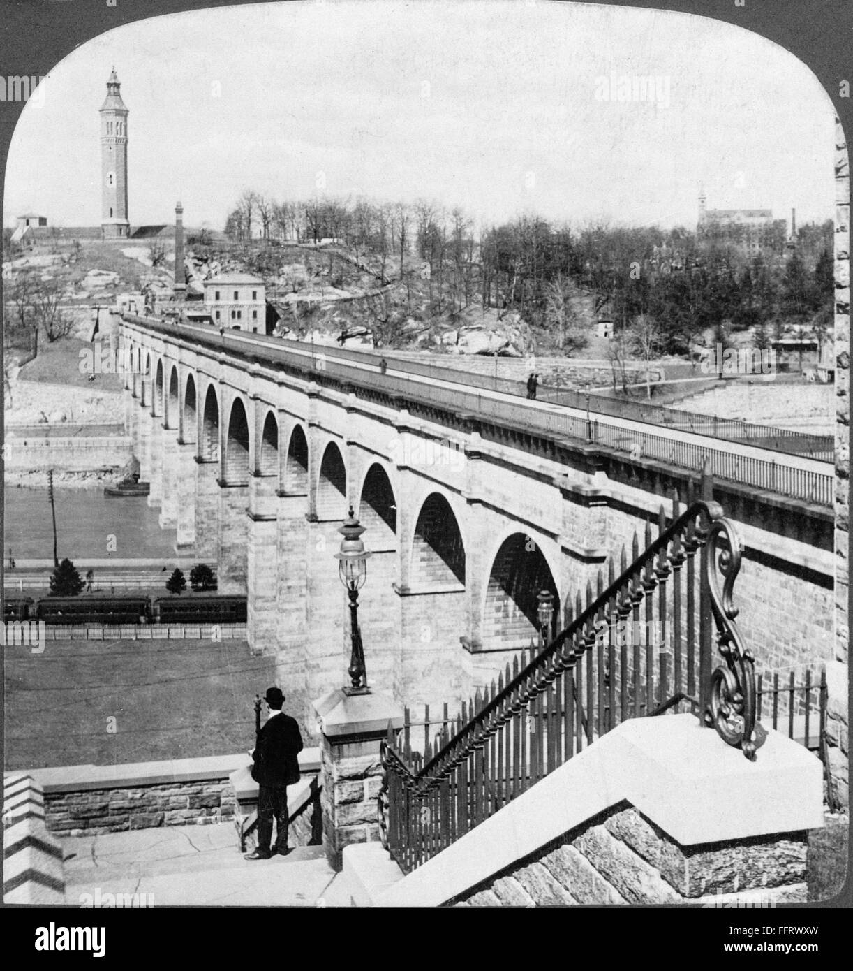 HARLEM HIGH BRIDGE, c1904. /nThe High Bridge over the Harlem River from ...