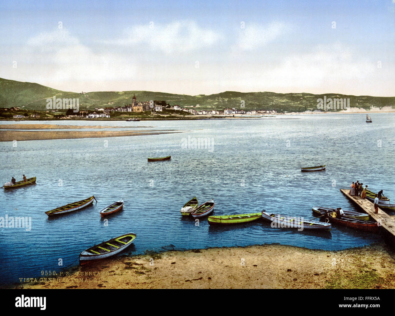 SPAIN: BASQUE COUNTRY. /nA view of the waterfront from the small towns ...