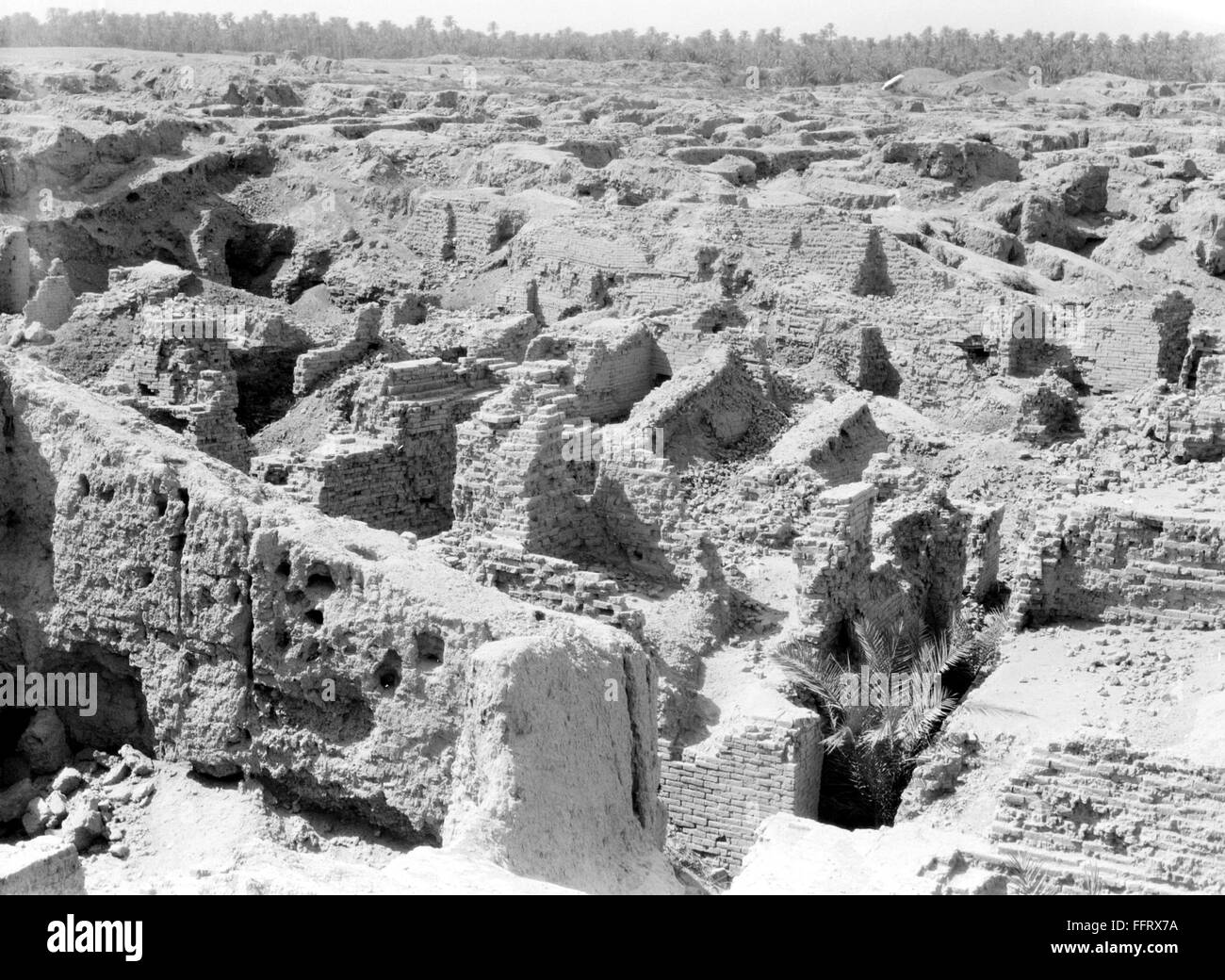 BABYLON: RUINS. /nA view of the ruins of ancient Babylon, Iraq ...