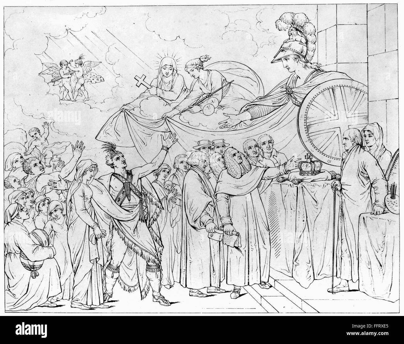 Britannia britannia personification britain High Resolution Stock ...