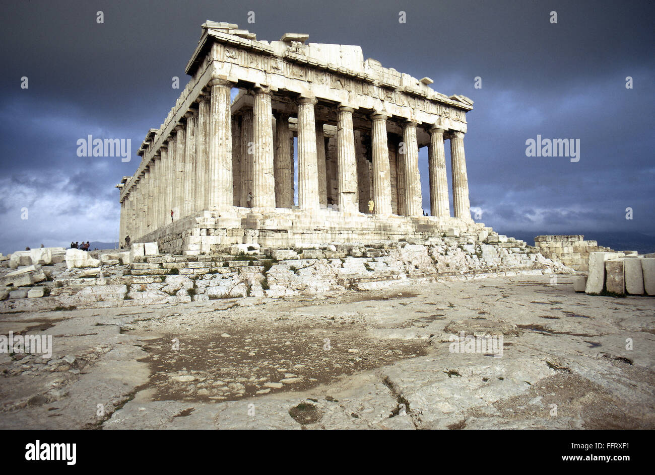 GREECE: PARTHENON. /nThe Parthenon on the rock of Acropolis, Athens ...