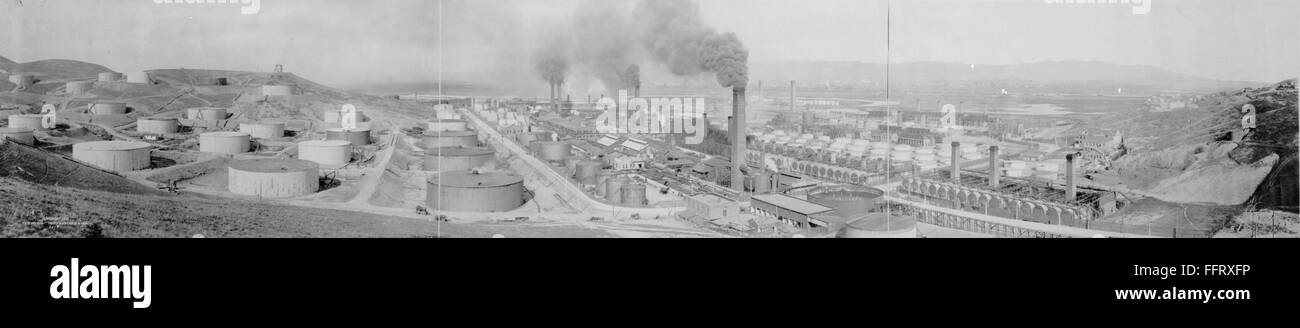CALIFORNIA: STANDARD OIL. /nPanoramic view of the Standard Oil Company ...