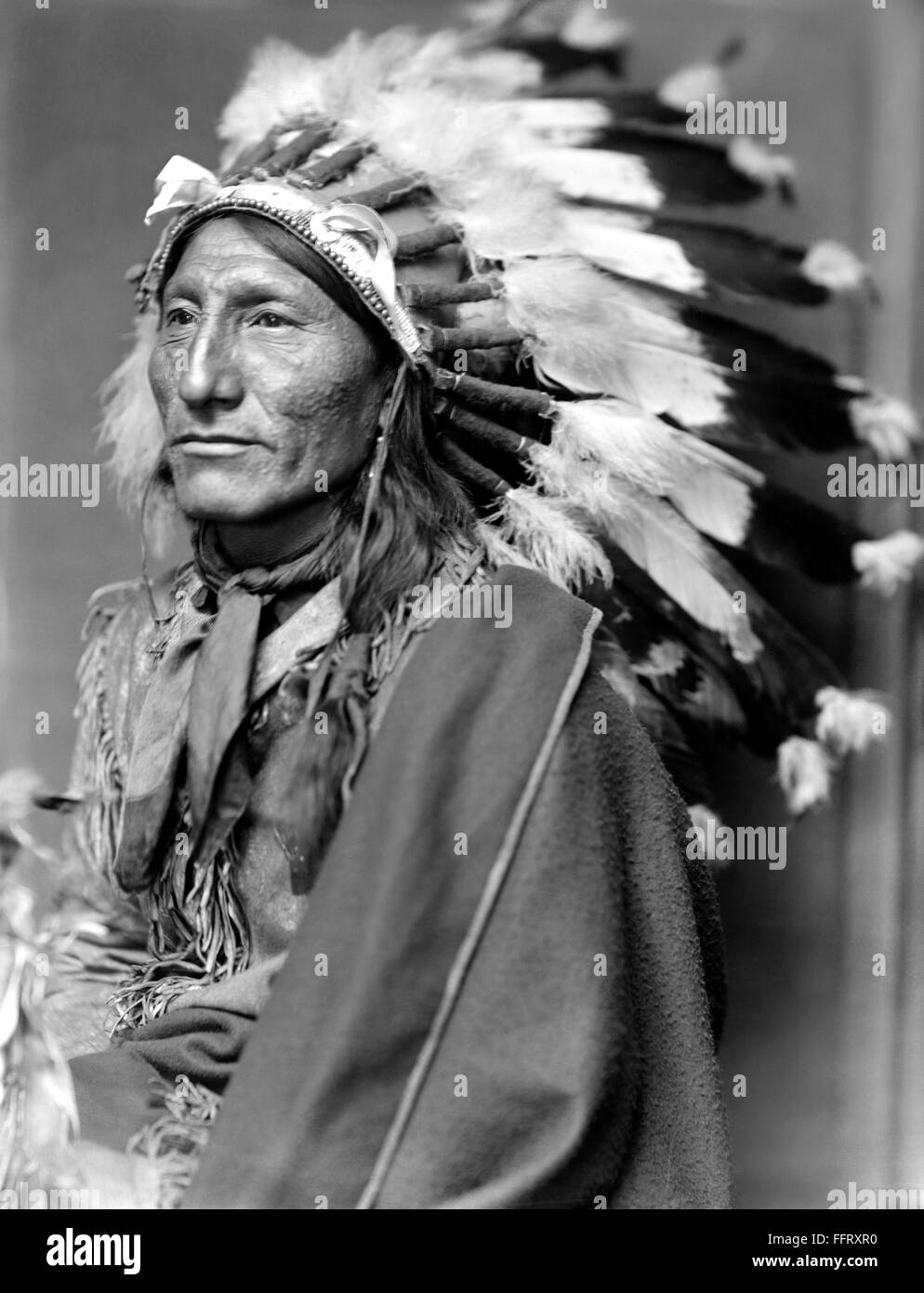 SIOUX NATIVE AMERICAN, c1900. /nWhirling Horse, a Sioux Native American ...