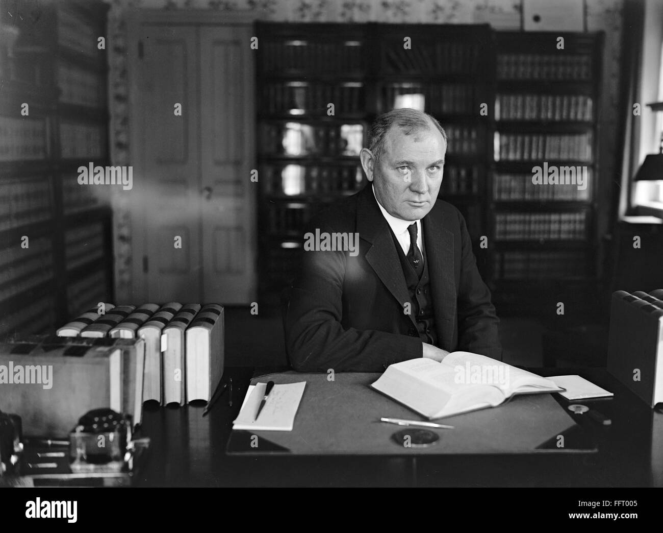 PIERCE BUTLER (1866-1939). /nAmerican jurist. Photographed at his desk ...