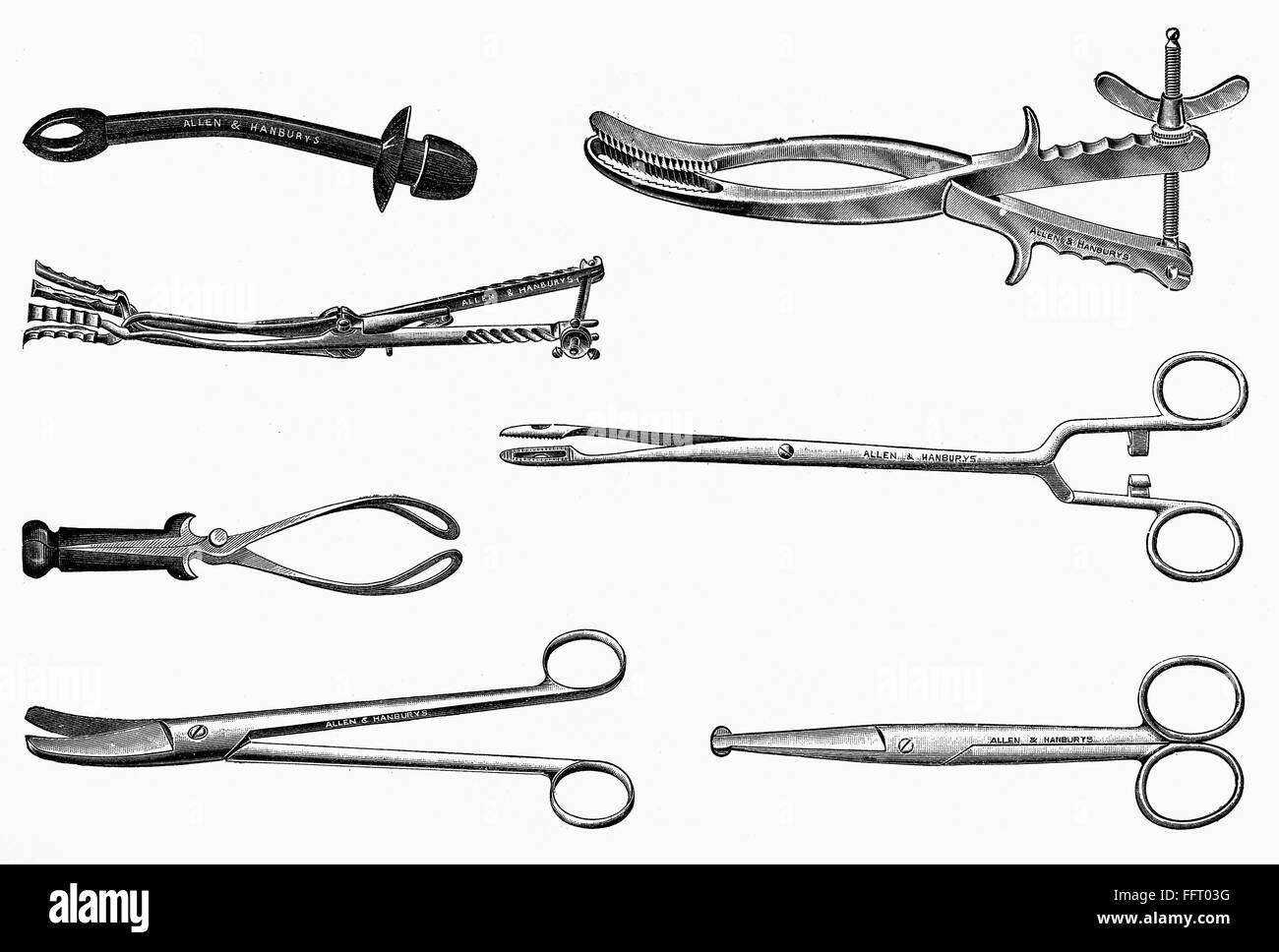 OBSTETRICAL INSTRUMENTS. /nVarious gynecological and obstetrical ...