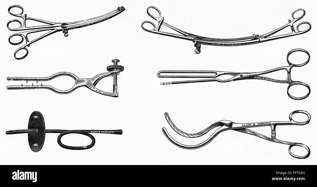 SURGICAL INSTRUMENTS. /nVarious surgical instruments for operations ...