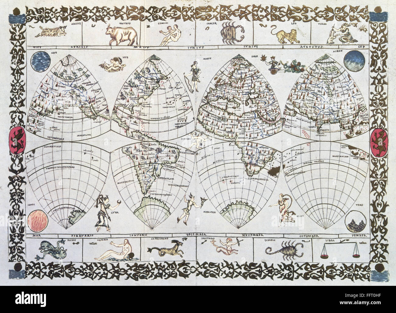 16th century world map High Resolution Stock Photography and Images - Alamy