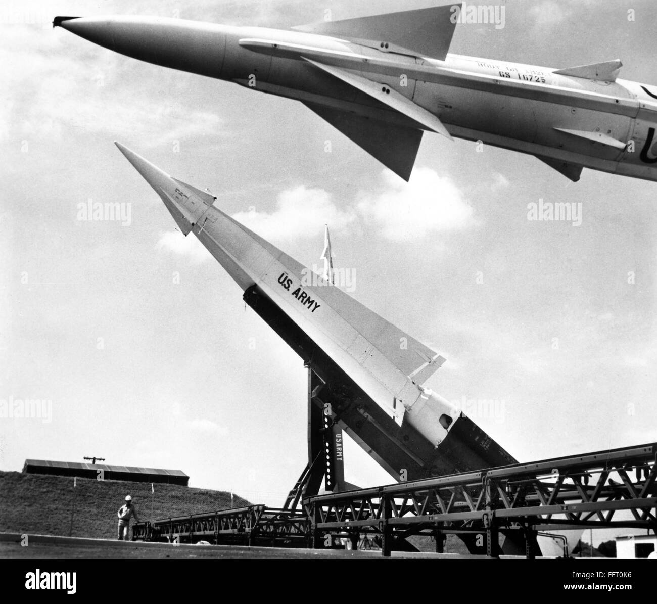 NIKE MISSILE, c1959. /nThe new American Nike Hercules missile, capable ...