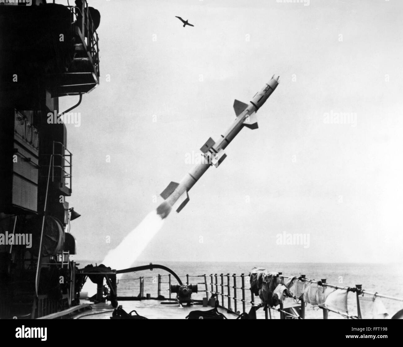 TALOS MISSILE, 1968. /nA Talos long-range surface-to-air missile is ...