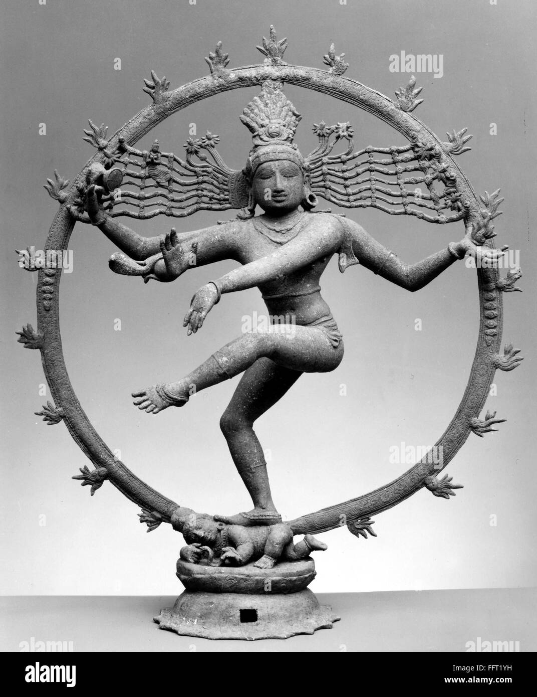 HINDUISM: DANCING SHIVA. /nIndian sculpture of the Hindu god, Shiva ...