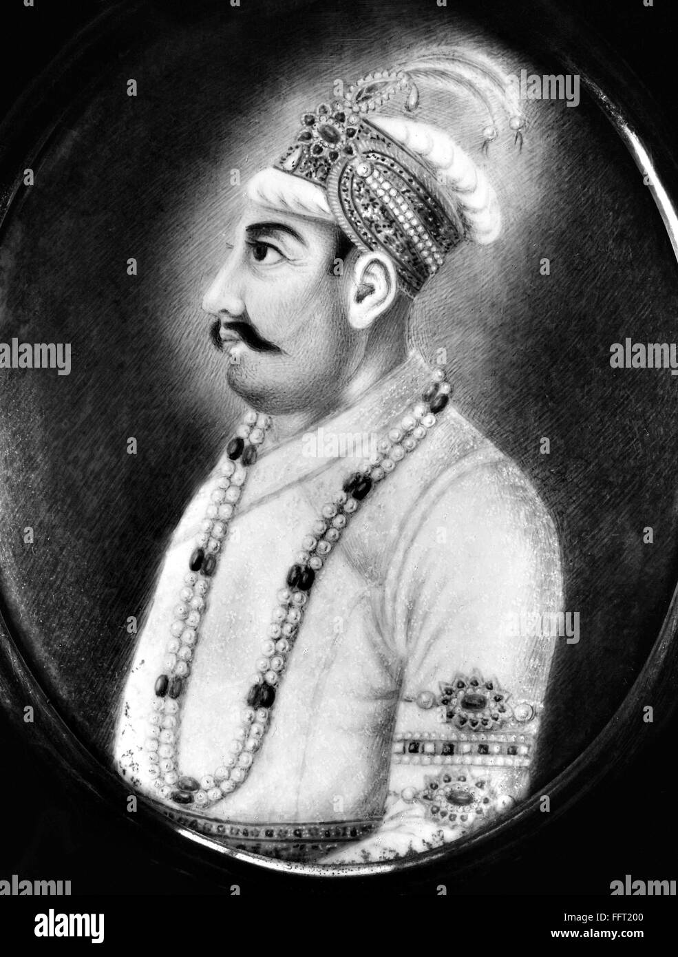 MOHAMMAD SHAH (1702-1748). /nMughal emperor of India, 1719-1748. Indian ...