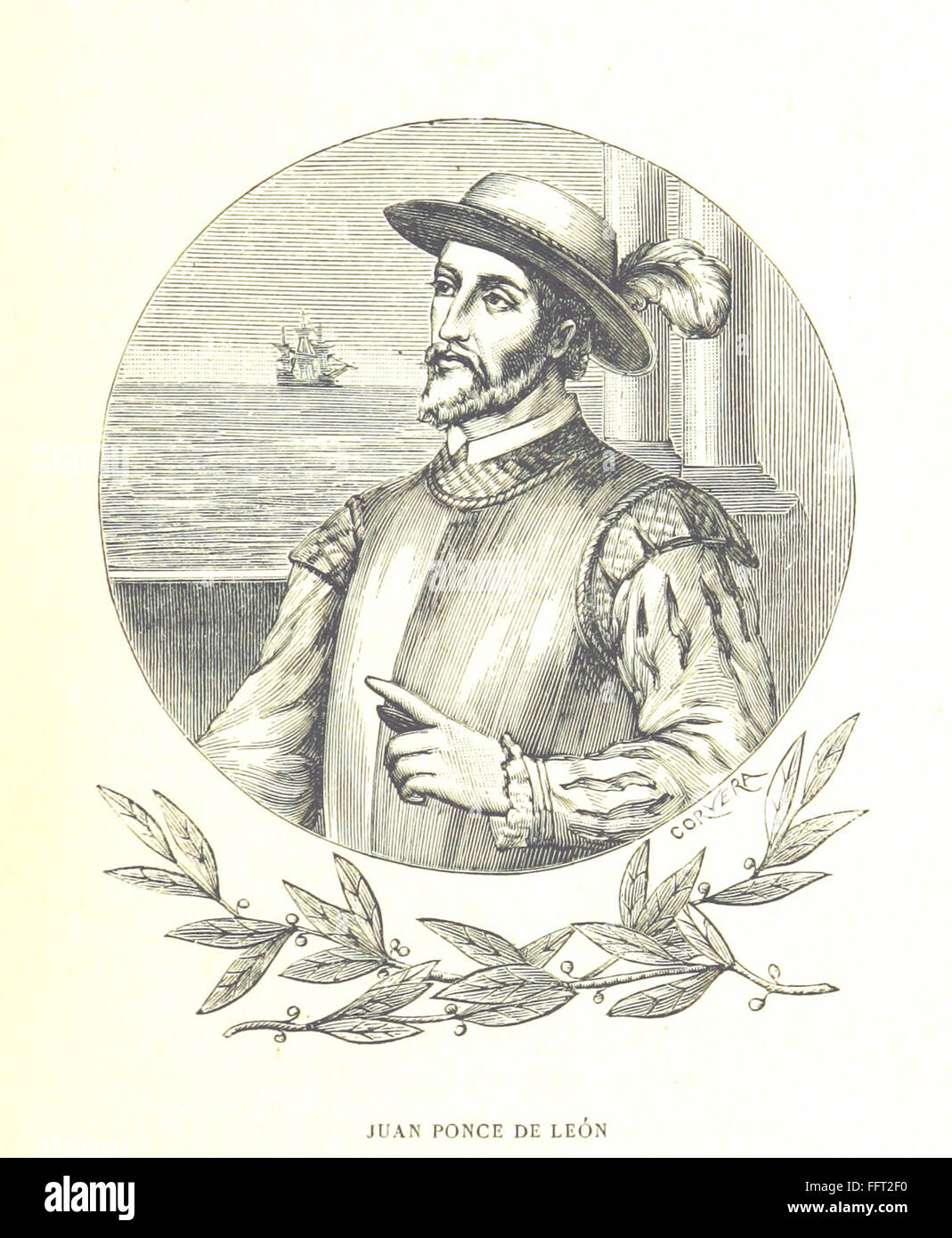 This illustrated vintage book details the conquest and colonization of ...