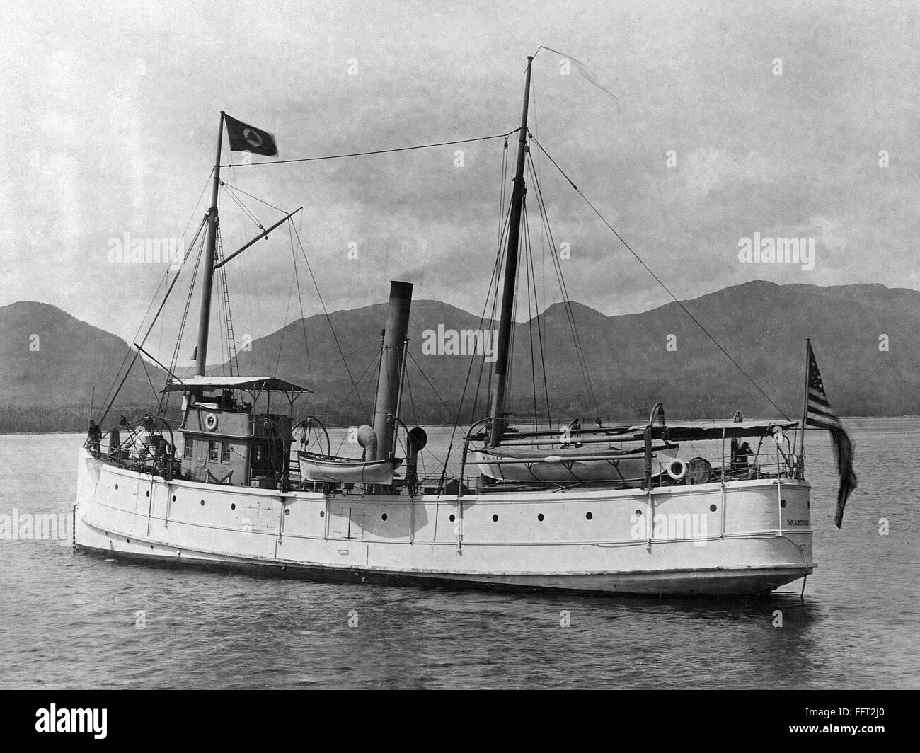 ALASKA: STEAMBOAT. /nU.S. Coast and Geodesic Survey steamboat, Alaska ...