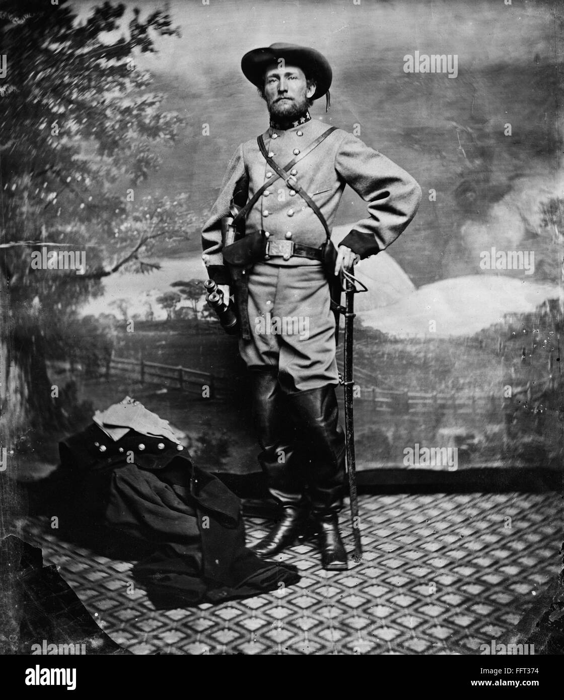 JOHN SINGLETON MOSBY /n(1833-1916). Confederate officer in the American ...