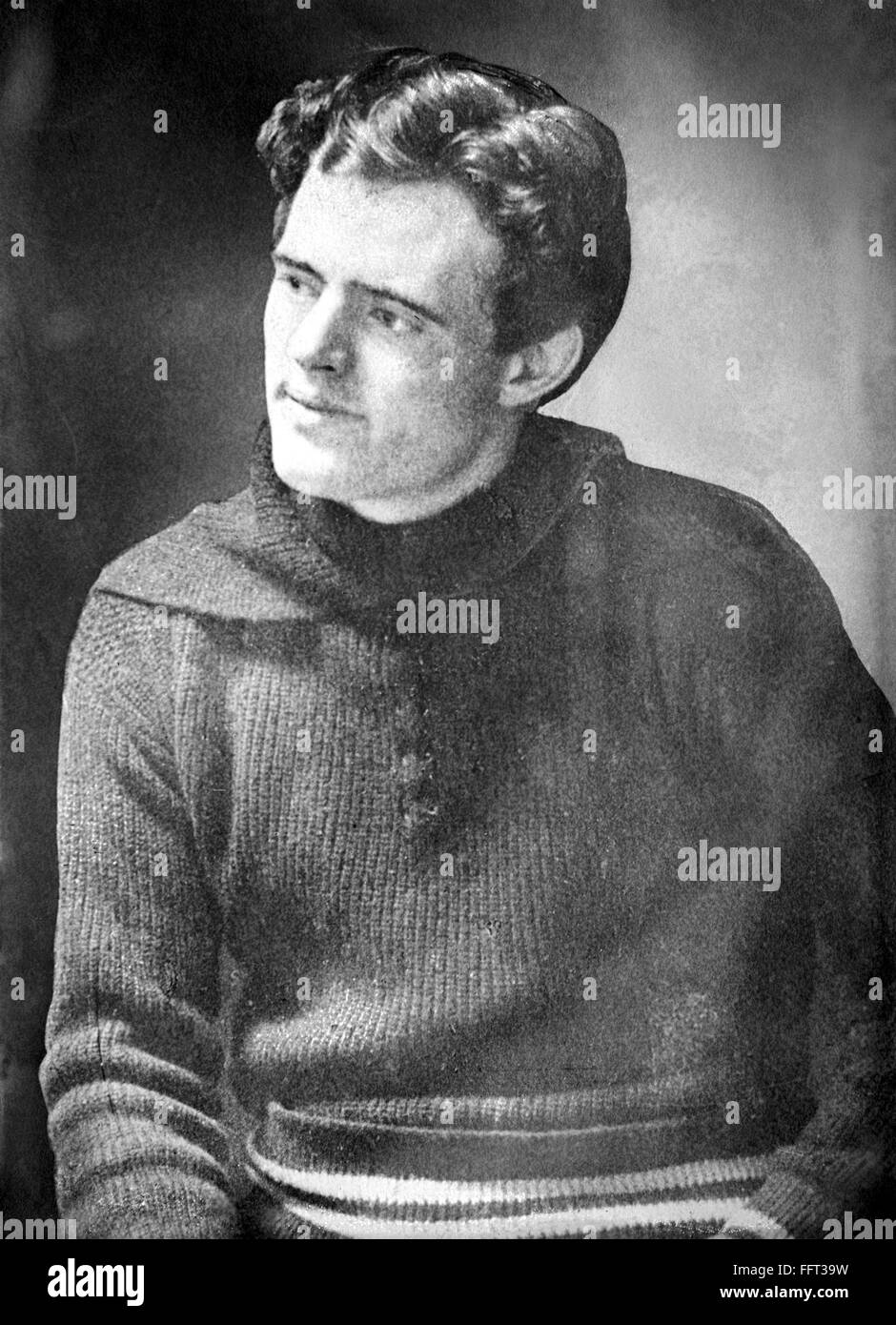 JACK LONDON (1876-1916). /nAmerican writer. Undated photograph Stock ...